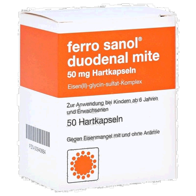 自营｜德国药房Ferro Sanol补铁胶囊50粒/盒双效高含量新品营养