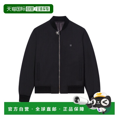 1h可退 香港直邮GIVENCHY 男士夹克 BM01581YE2001 SS2024 黑色