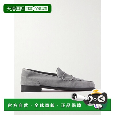 香港直邮1h可退 John Lobb 男士 Bath 绒面革乐福鞋 3BC22TLH6一