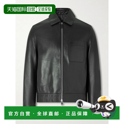 1h可退 香港直邮YVES SALOMON 男士 软羊皮夹克 26E25WHV20066B19