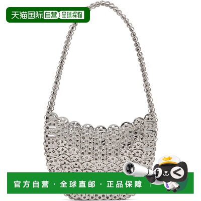 香港直邮Rabanne 女士 徽标单肩包 23PSS0337MET0【付后1h可退】