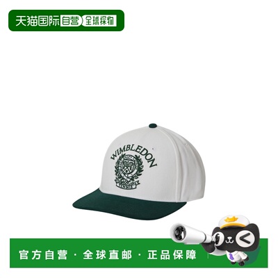 Polo Ralph Lauren Wimbledon 徽章刺绣斜纹棒球【付后1h可退】