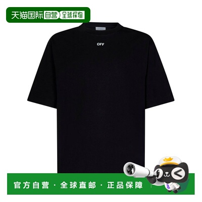 1h可退 香港直邮off-white 男士 黑色 Stamp T 恤 OMAA120F23JER0