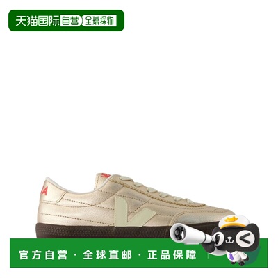 香港直邮Veja 女士 PANENKA 圆头金属感运动鞋 FU2021377GOLD