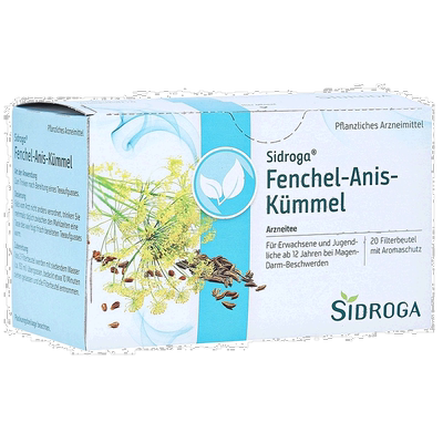 自营｜德国药房Sidroga茴芹茴香茶包20X2.0g健康膳食肠胃痉挛
