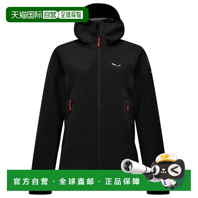 香港直邮SALEWA 女士户外冲锋衣 1024603BLACKOUT【付后1h可退】