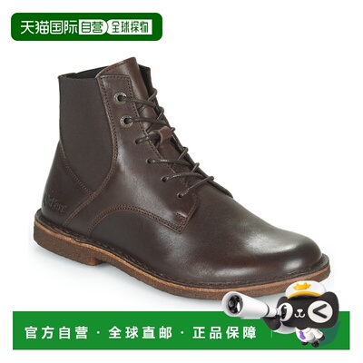 欧洲直邮Kickers 女士 靴子 TITI棕色正品时尚保暖轻便外穿高级感