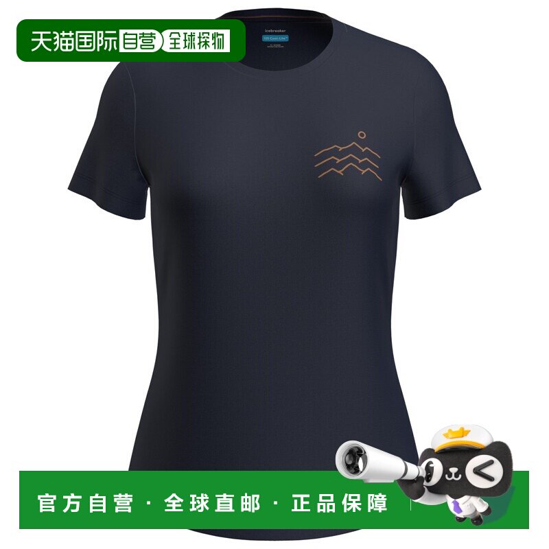 1h可退 欧洲直邮ICEBREAKER 女士T恤 9163905MIDNIGHTNAVY CO 深