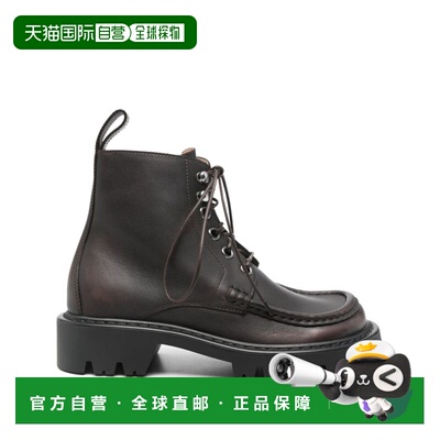 1h可退 香港直邮LOEWE 罗意威 女士 Sierra Donut 皮质短靴 L8152