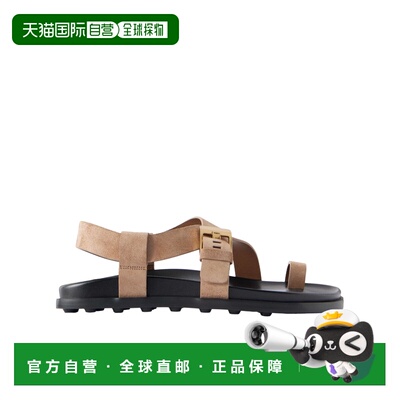 香港直邮TOD'S 女士凉鞋 XXW68K0KB30RE0C823 SS2026 棕色 圆头平