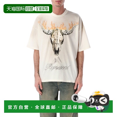1h可退 欧洲直邮Represent 男士T恤 MLM10059230 SS2026 褐色 BRI