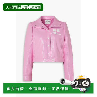 香港直邮Courreges 女士 Reedition 短款涂层棉混纺夹克 223CBL00