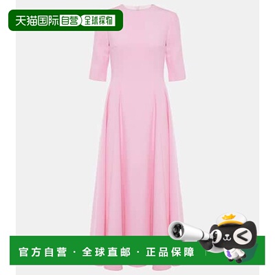 1h可退 香港直邮EMILIA WICKSTEAD 女士 Georgie 羊毛中长连衣裙