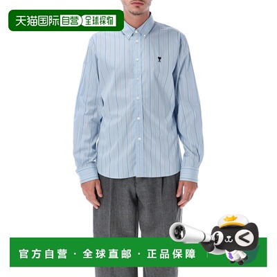 香港直邮Ami Paris 男士衬衫 26AUSH878CO0249A232 支付后1h可退