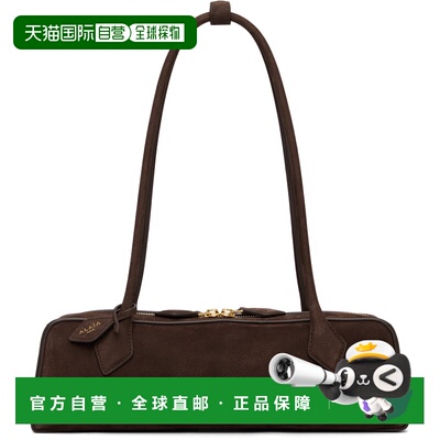 1h可退 香港直邮alaia 女士 棕色中号 Le Teckel 单肩包 AA1S0603