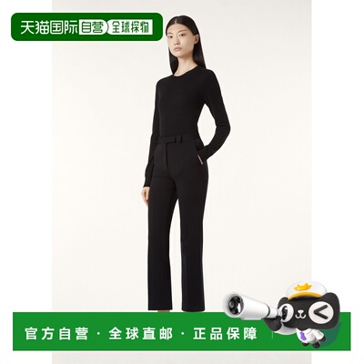 自营欧洲直邮Loro Piana 女士羊绒黑色毛衣内搭外套