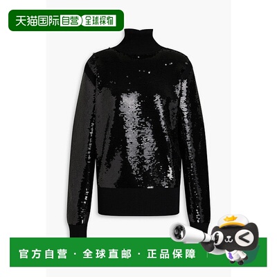 1h可退 香港直邮JOSEPH 约瑟夫 女士 珠片羊毛混纺高领毛衣 JF008