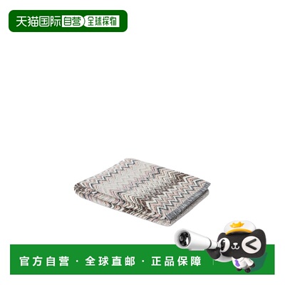 1h可退 香港直邮Missoni 人字纹格子毯 1D3PL99001