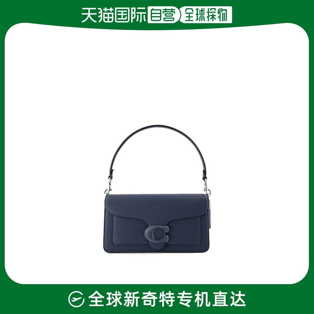 欧洲直邮COACH蔻驰Tabby 26藏蓝色皮革手提包腋下包单肩包简约_虎窝淘
