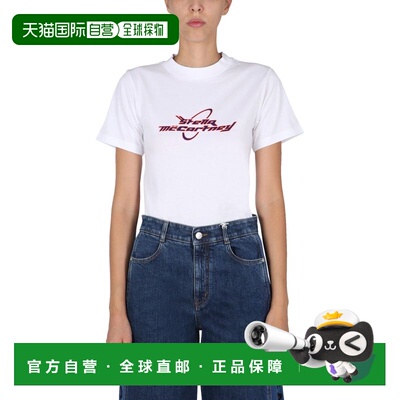 1h可退 欧洲直邮STELLA MCCARTNEY 女士T恤 603188SPW119000 AW20