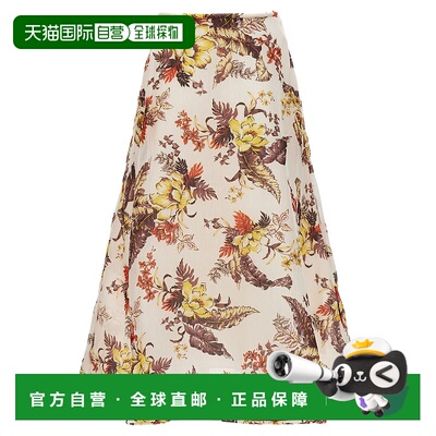 1h可退 香港直邮ZIMMERMANN 女士 Matchmaker 花朵喇叭型半身裙 9
