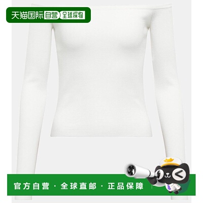 香港直邮Gabriela Hearst 女士 Ameri 露肩羊毛真丝上衣 001321