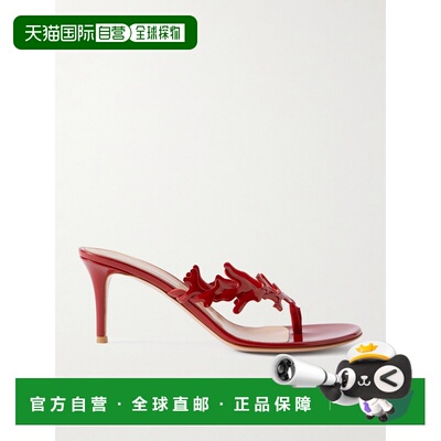 1h可退 Gianvito Rossi 吉安维托 罗西 女士 70 漆皮凉鞋 G101567