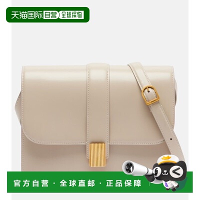 香港直邮KHAITE 女士 Blake 皮革斜挎包 white白色 舒适时尚