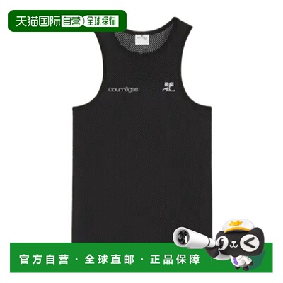 1h可退 香港直邮COURREGES 男士背心 126JDE041JS0069BLACK SS202