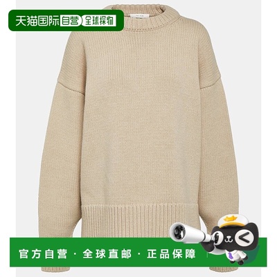 1h可退 香港直邮The Row 女士 Ophelia 羊毛羊绒毛衣 beige米色
