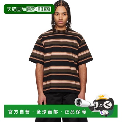 1h可退 香港直邮Sacai 男士 多色 Horizontal Stripe T 恤 260398
