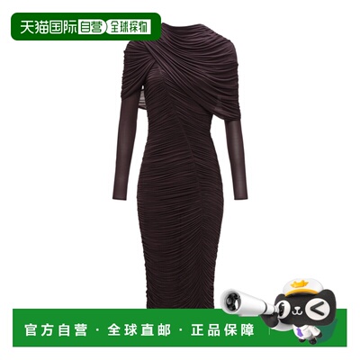 MAGDA BUTRYM 女士连衣裙 250926BURGUNDY AW2026