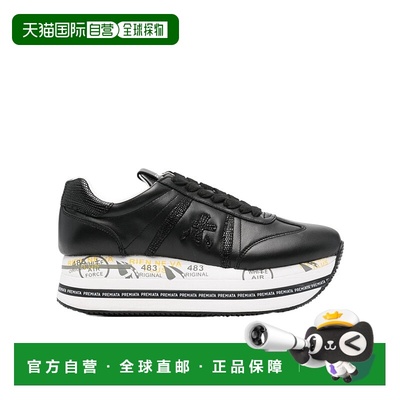 香港直邮PREMIATA女士休闲鞋厚底系带印花潮流时尚 透气百搭女鞋