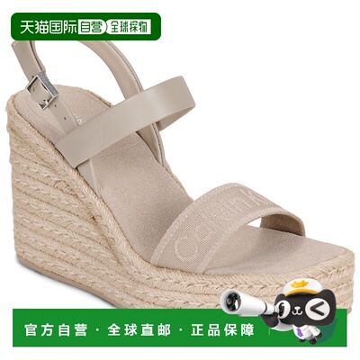 欧洲直邮Calvin Klein Jeans  女鞋 凉鞋 春夏 米色 WEDGE ESPAD