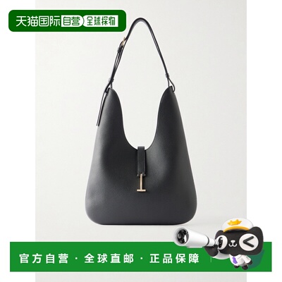 香港直邮Tom Ford 汤姆 福特 女士 T-embellished 中号绒面革肩包