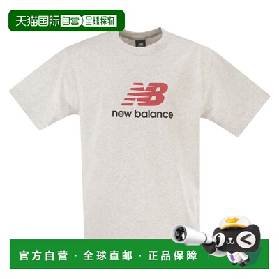 1h可退 香港直邮New Balance  男士 棉质带LogoT恤 MT51500AHH