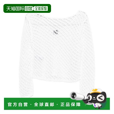 1h可退 欧洲直邮PINKO 女士针织衫 106540A36HZI6 SS2026 白色 Fa