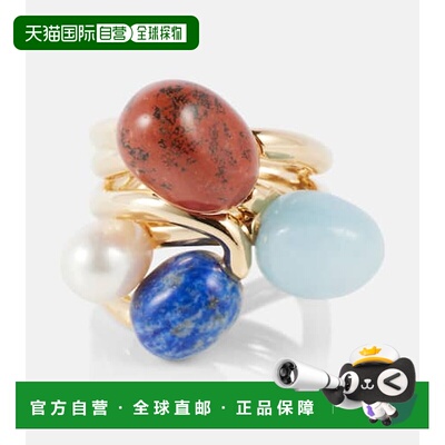 1h可退 香港直邮ZIMMERMANN 女士 Mellow gemstones 镀金戒指