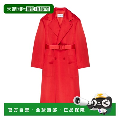 香港直邮GIVENCHY 男士外套 BMC0941YG0640 SS2026 红色 长袖大衣
