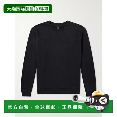 1h可退 香港直邮Lululemon 男士 Steady State 水手领棉混纺针织
