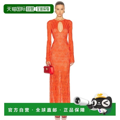 1h可退 香港直邮Blumarine 蓝色情人 女士 长袖连衣裙 P622A743A