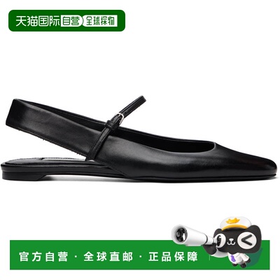 1h可退 香港直邮toteme 女士 黑色 Slingback Nappa 玛丽珍鞋 262