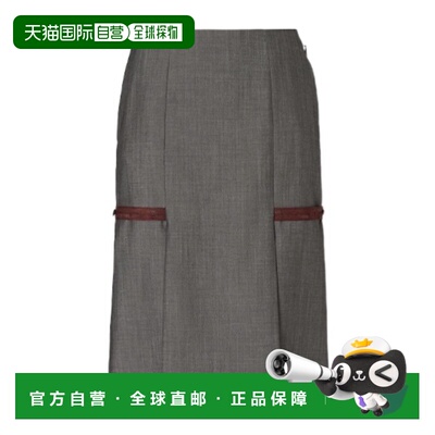 1h可退 香港直邮Fendi 直筒中长裙 FQ7721AW7U包臀裙a字裙
