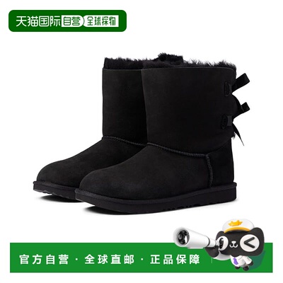 1h可退 美国直邮Ugg 女童 Bailey II 蝴蝶结靴子(小童/大童)童鞋