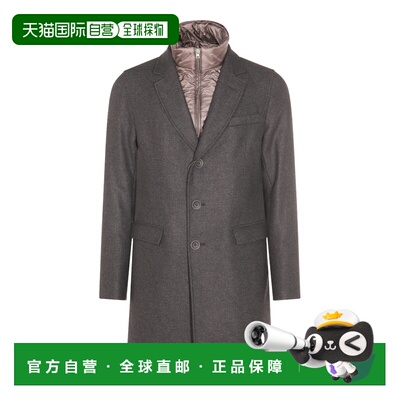 1h可退 香港直邮Herno 男士 纽扣高领长袖外套 CA000202U33432R