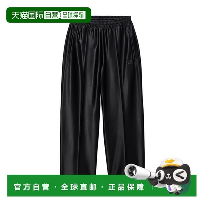 1h可退 香港直邮Alexander Wang 25FW 缎面罗缎运动裤 Women
