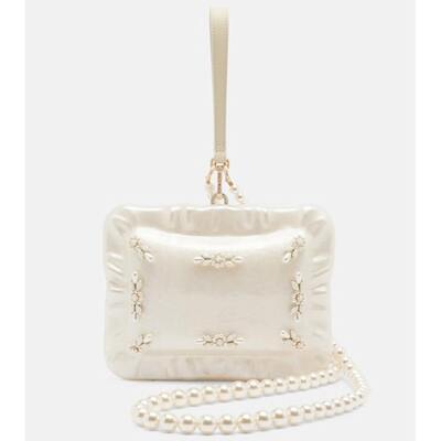 香港直邮Simone Rocha 蒙娜 罗莎 女士 Pillowcase 人造珍珠手包