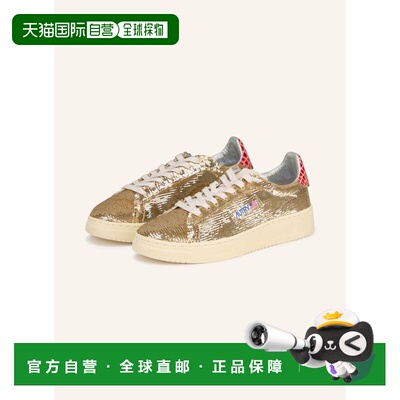 香港直邮AUTRY 女士运动鞋 100289946619500 CO 金色 DALLAS snea