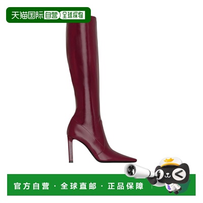 香港直邮Saint Laurent FRANCOISE 光面皮革靴子 843298AAEHF女靴