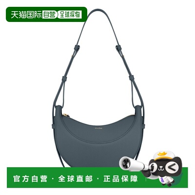 自营欧洲直邮POLENE Numero Dix女士小牛皮单肩包斜挎包午夜蓝